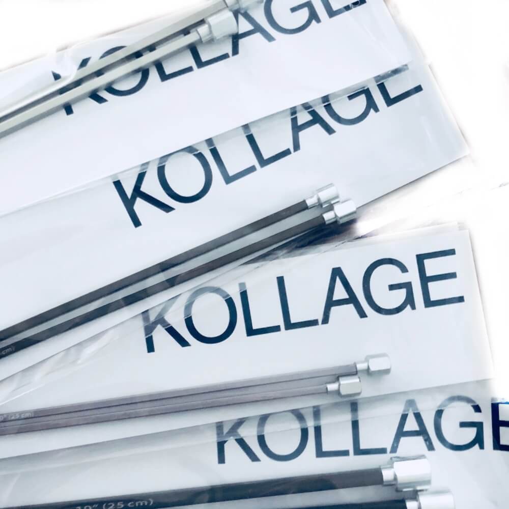 Kollage Square Straight Needles | Hearts On Fiber