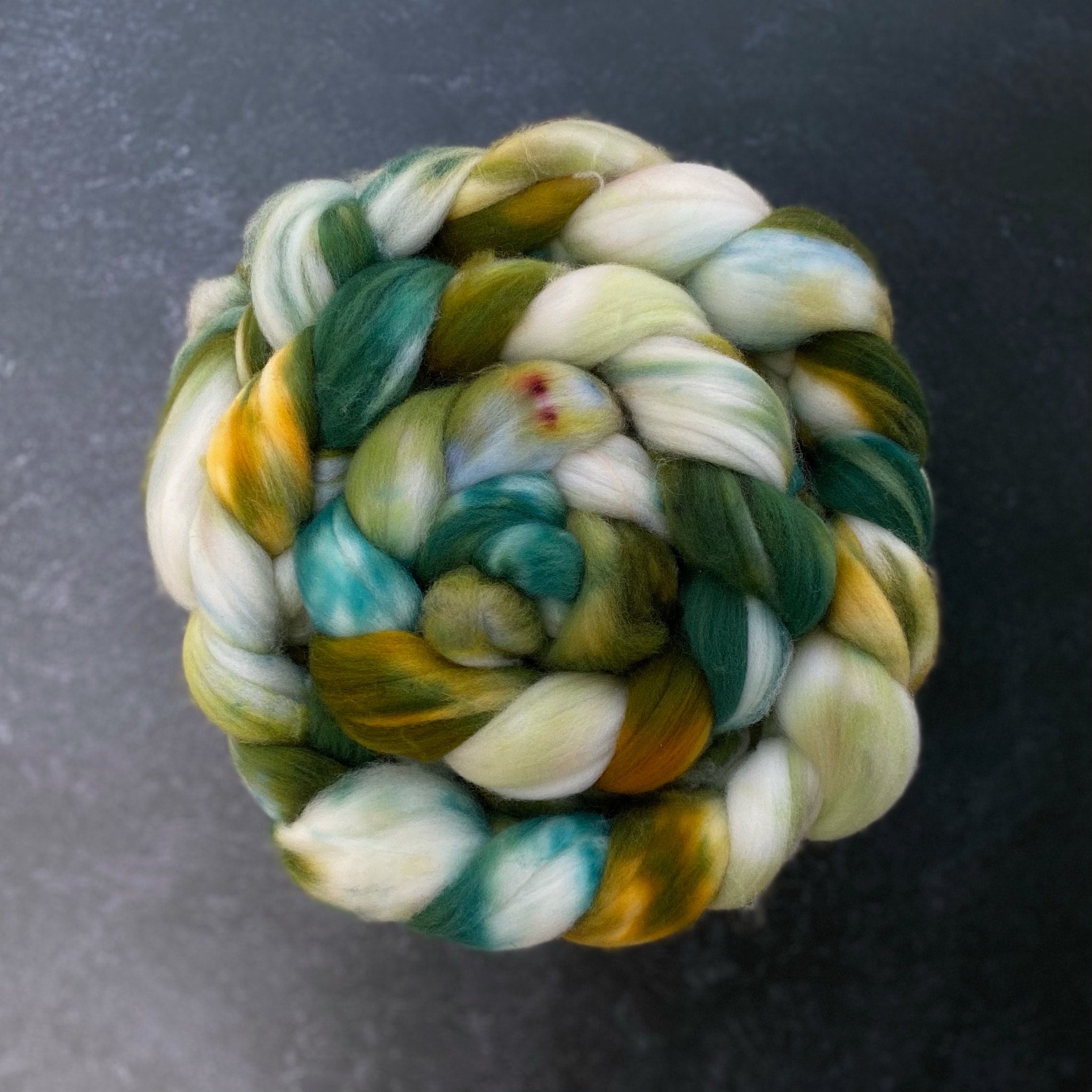 Merino Roving - Frog and Toad | Hearts On Fiber